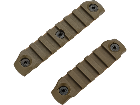 DyTac Polymer Keymod Rail Segments Set (Color: A-TACS AU / 1X 7 Slot 1X ...