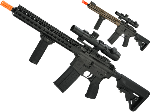 Madbull PWS Diablo Handguard Kit for M4 Series Airsoft AEG (Color: Dark ...