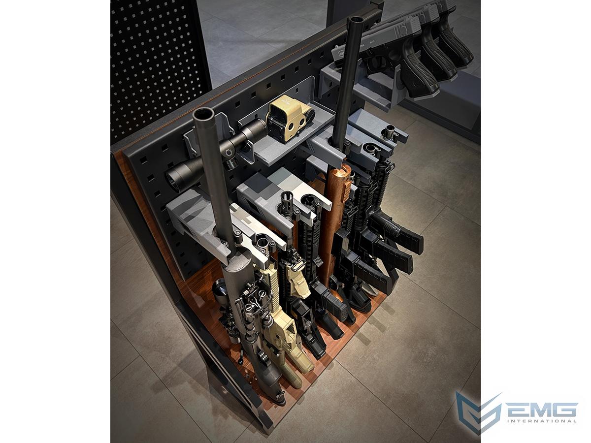 EMG "Battle Wall System" Weapon Display & Storage Solution Wood Rack ...