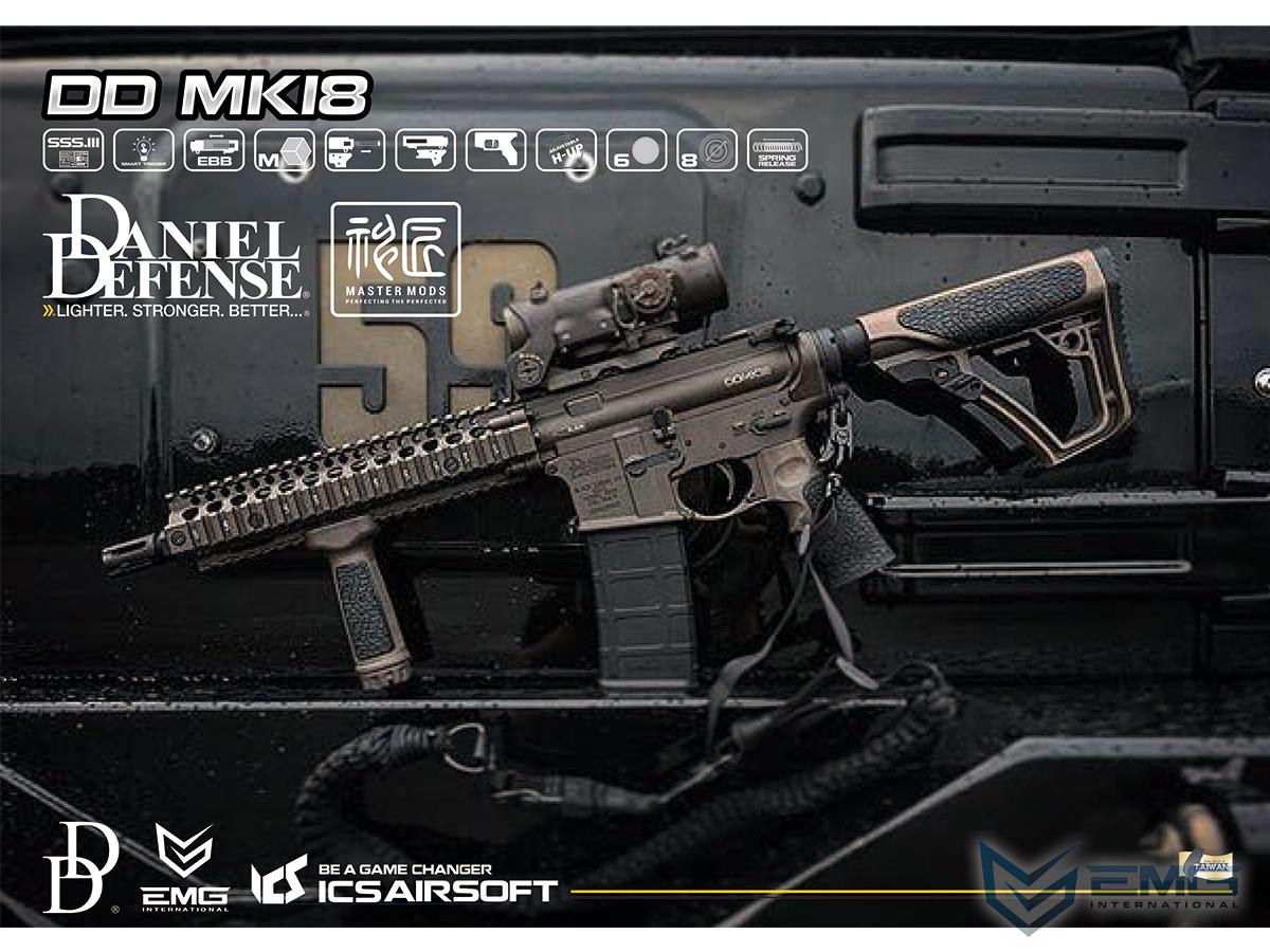 EMG / Daniel Defense Licensed DDMK18 Airsoft EBB AEG Rifle w/ S3 ...