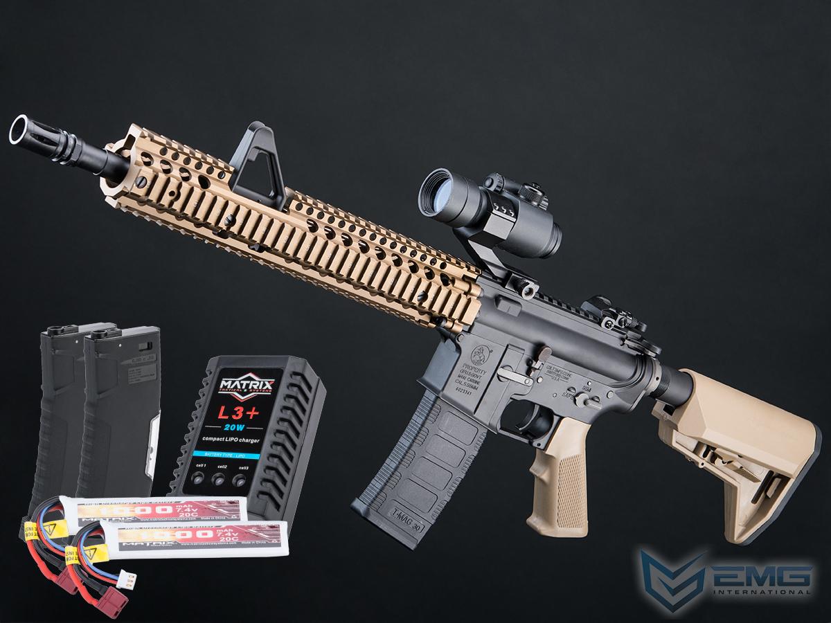 EMG Custom Built Colt Licensed M4 SOPMOD Block 2 Airsoft AEG Rifle with ...