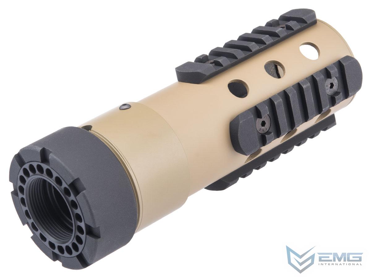 EMG / PRI Licensed Gen III Round Carbon Fiber Handguard (Color: Tan / 7 ...