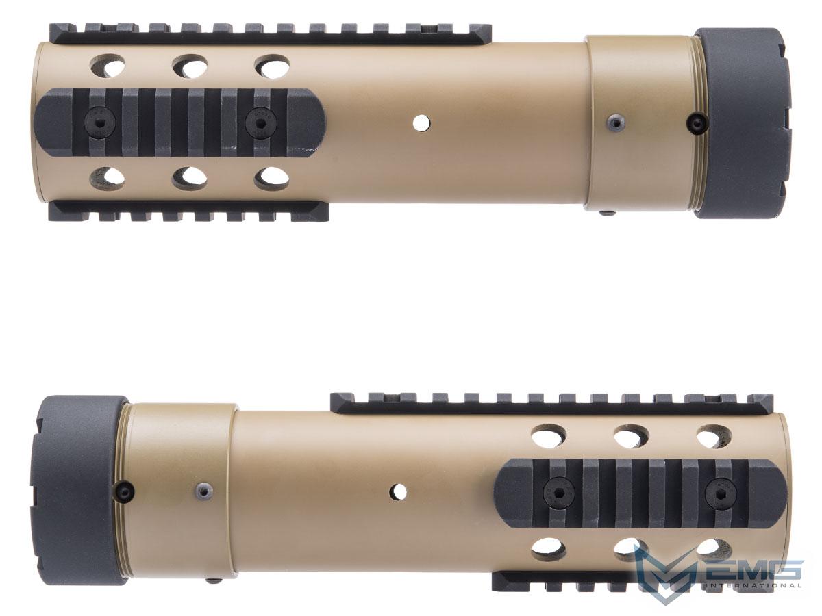 EMG / PRI Licensed Gen III Round Carbon Fiber Handguard (Color: Tan / 9 ...