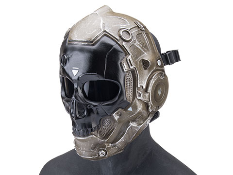 Evike.com R-Custom Fiberglass "Cyberskull" Full Face Mask (Color: OD ...