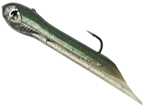 Hookup Baits Custom XL 6" Soft Fishing Jig (Color: Sardine Green / 2oz ...