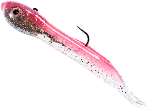 Hook Up Baits Handcrafted Soft Fishing Jigs (Color: Pink Silver / 8 ...