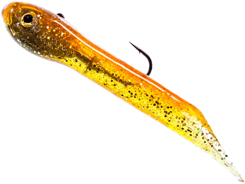 Hook Up Baits Handcrafted Soft Fishing Jigs (Color: Orange Gold / 8 ...