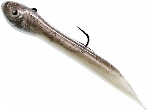 Hook Up Baits Handcrafted Soft Fishing Jigs (Color: Shad White / 8" / 4 ...