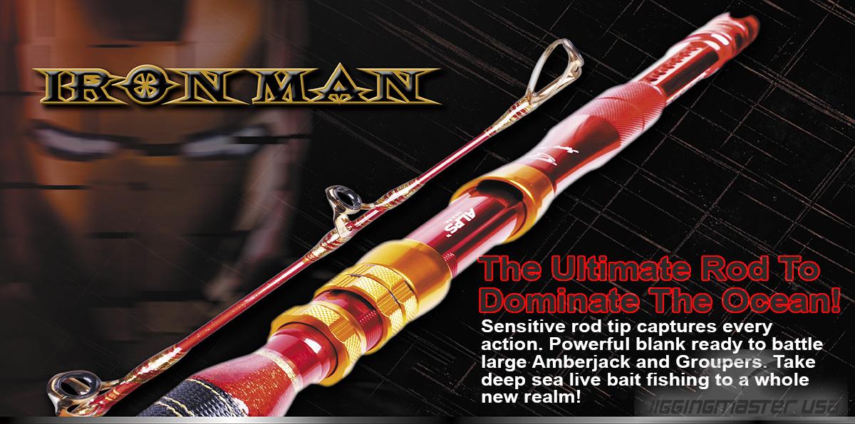 Jigging Master "Iron Man" 8'2" 2.50M Limited Edition Deep Sea Boat Rod ...