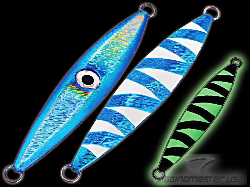 Jigging Master Single-Eyed UFO Iron Slow Fast Jigging Jig (Color: Blue ...