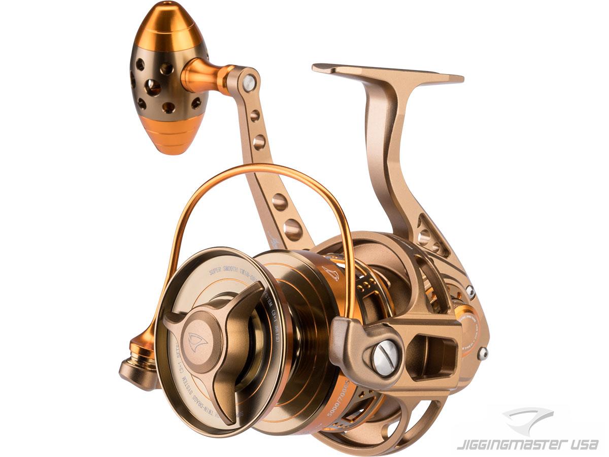Jigging Master Monster Game Spinning Fishing Reel (Model: 5000H / Brown ...