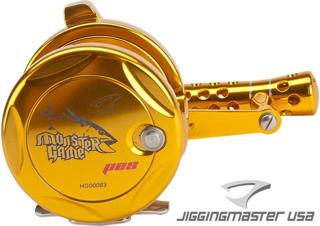 Jigging Master Monster Game High Speed Fishing Reel (Color: Gold / PE8 ...