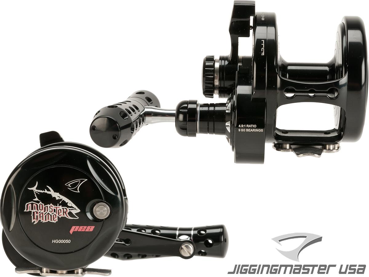 Jigging Master Monster Game High Speed Fishing Reel (Color: Gold / PE8 ...