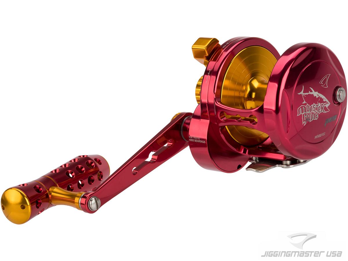 Jigging Master Monster Game High Speed Fishing Reel (Color: Red-Gold ...