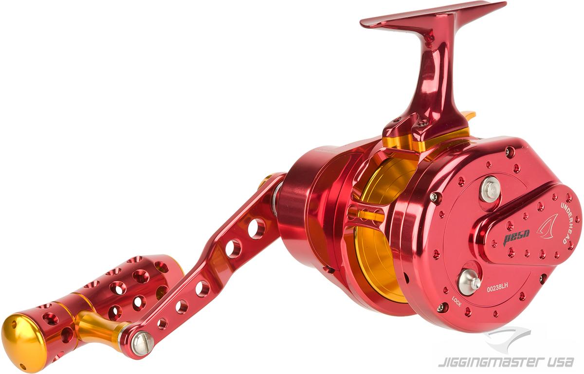 Jigging Master UnderHead Reel (Color: Red-Gold / PE5N / Left Hand ...