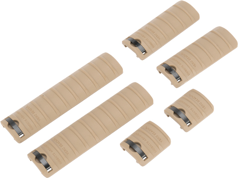 Rail Cover Set (6 pcs) for Airsoft AEG 20mm picatinny rail / RIS / RAS ...