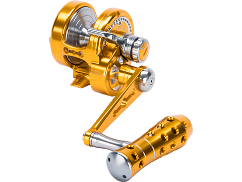 Jigging Master Power Spell Fishing Reel - Gold / Gray (Size: PE3 Left ...