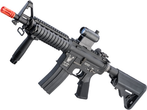 King Arms Full Metal M4 CQB Airsoft AEG Rifle w/ Advanced MOSFET ...