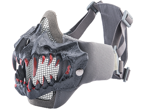 Matrix "Fangs" Series Mesh Mask (Model: Upgraded / Wolf Grey-Black ...