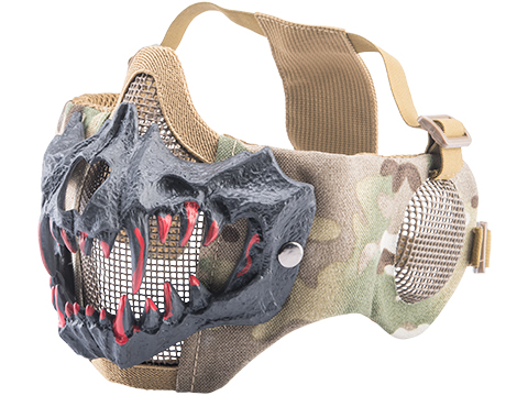 Matrix "Fangs" Lower Face Protection Mesh Mask (Model: Upgraded ...