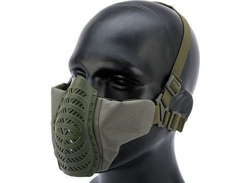 Matrix Low Profile Tactical Padded Lower Half Face Mask (Color: Ranger ...
