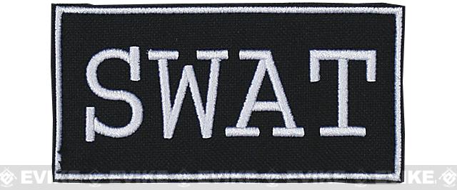 Voodoo Tactical "SWAT" Embroidered Hook and Loop Morale Patch (Color ...