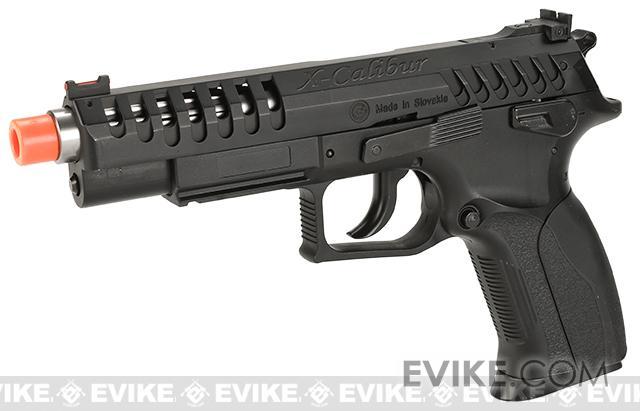 Grand Power Licensed X-Calibur CO2 Non-Blowback Pistol with Metal Slide ...