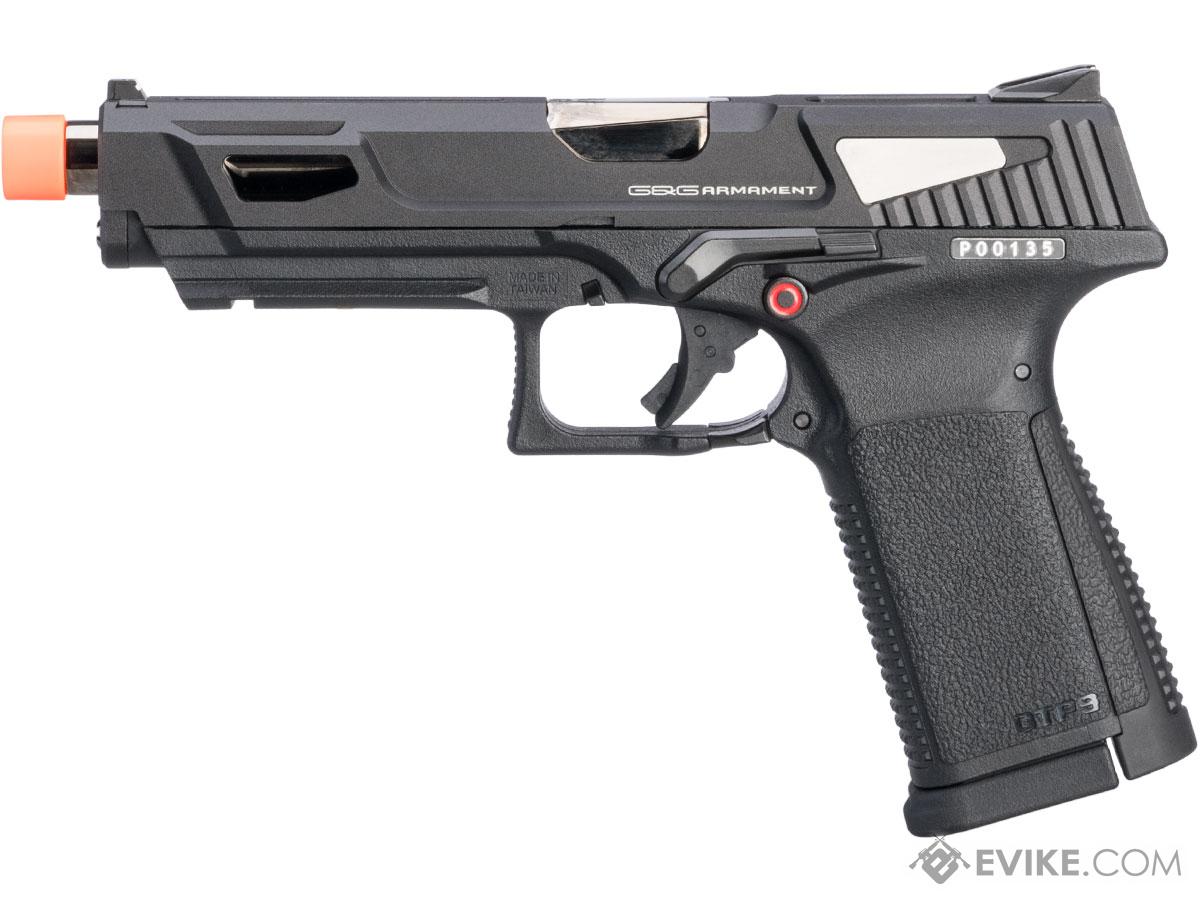 G&G GTP9-MS Metal Slide Gas Blowback Airsoft Pistol (Color: Black ...