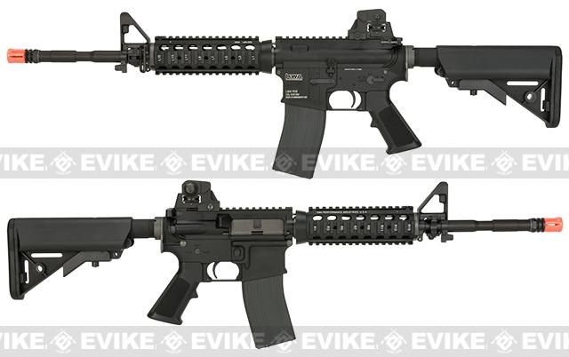 KWA Full Metal PTR LM4 Airsoft Gas Blowback Rifle w/ RIS Handguard ...