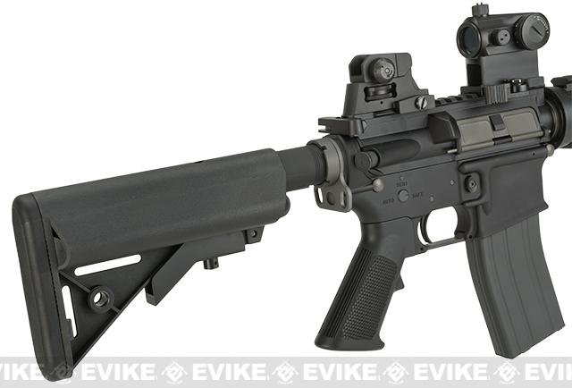 KWA Full Metal PTR LM4 Airsoft Gas Blowback Rifle w/ RIS Handguard ...