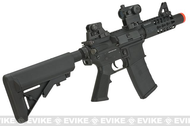 KWA Full Metal KR5 / M4 SBR Airsoft AEG Rifle with 5" KeyMod Handguard ...