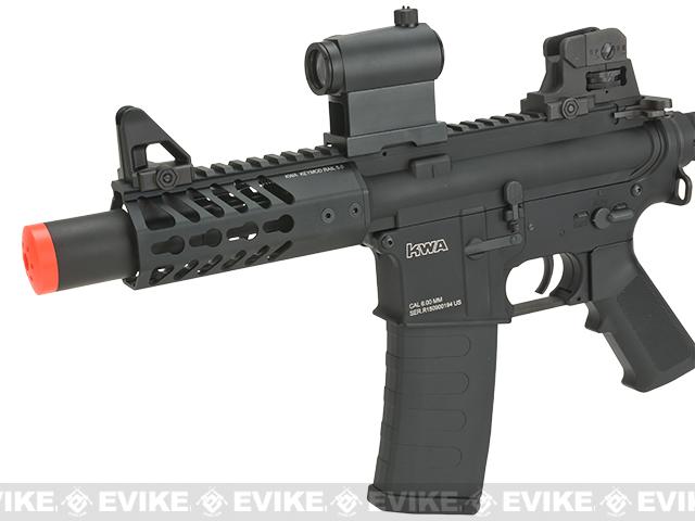 KWA Full Metal KR5 / M4 SBR Airsoft AEG Rifle with 5" KeyMod Handguard ...