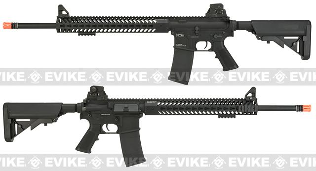 KWA Full Metal KR14 / M16 Airsoft AEG Rifle with 14" KeyMod Handguard ...