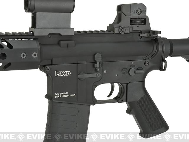 KWA Full Metal KR14 / M16 Airsoft AEG Rifle with 14" KeyMod Handguard ...