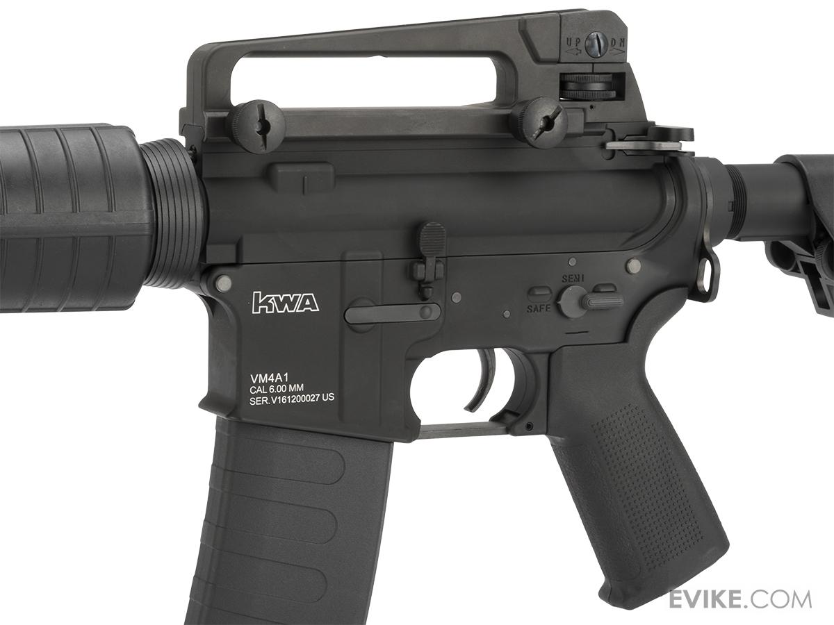 KWA Full Metal VM4A1 / M4 Carbine Airsoft AEG Rifle (Package: Add 9.6v ...