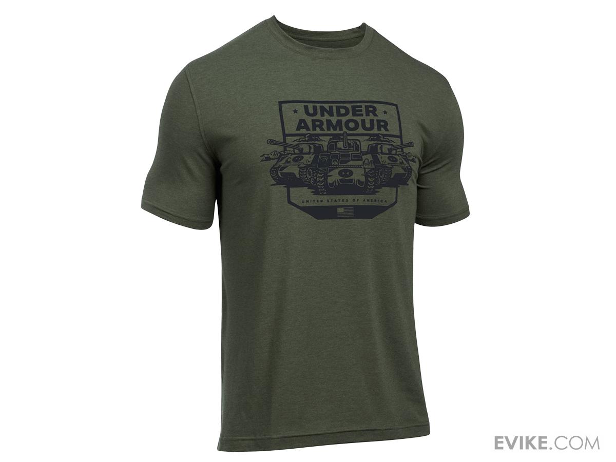 Under Armour Men's UA Freedom "By Land" T-Shirt - OD Green (Size: X ...