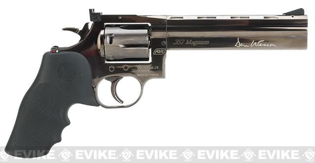 Asg Dan Wesson 715 Co2 Powered 4 5mm Airgun Revolver Color Silver 6