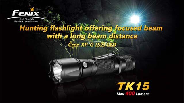 z Fenix TK15 CREE XP-G S2 LED Flashlight (400 Lumen), Accessories ...