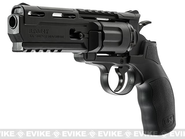 Umarex Brodax .177 CO2 Powered Air Gun Revolver - Black, MORE, Air Gun ...