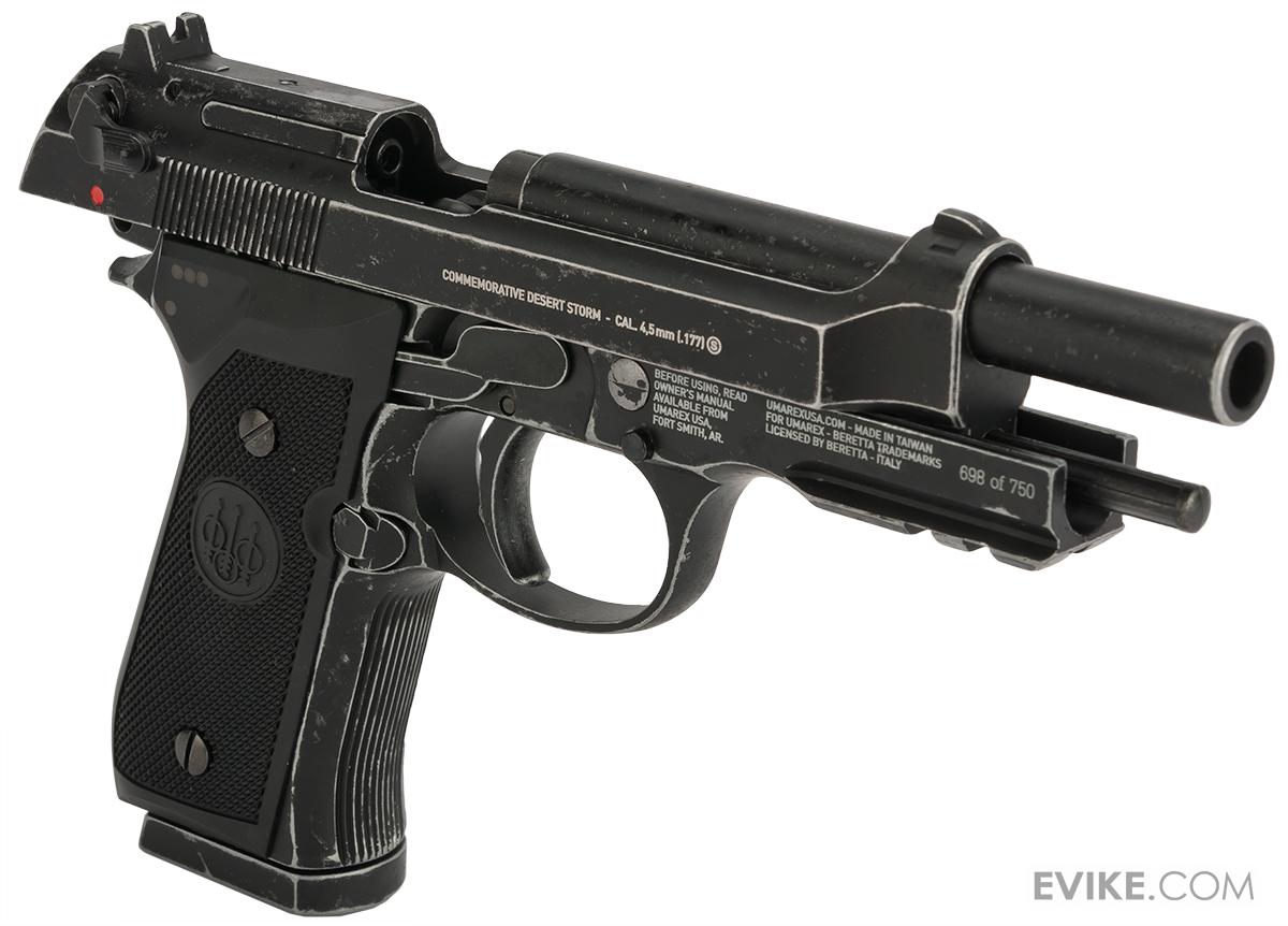 Umarex Beretta M92 A1 "Desert Storm Commemorative Edition" Blowback 4.5mm Air Pistol (.177 cal ...