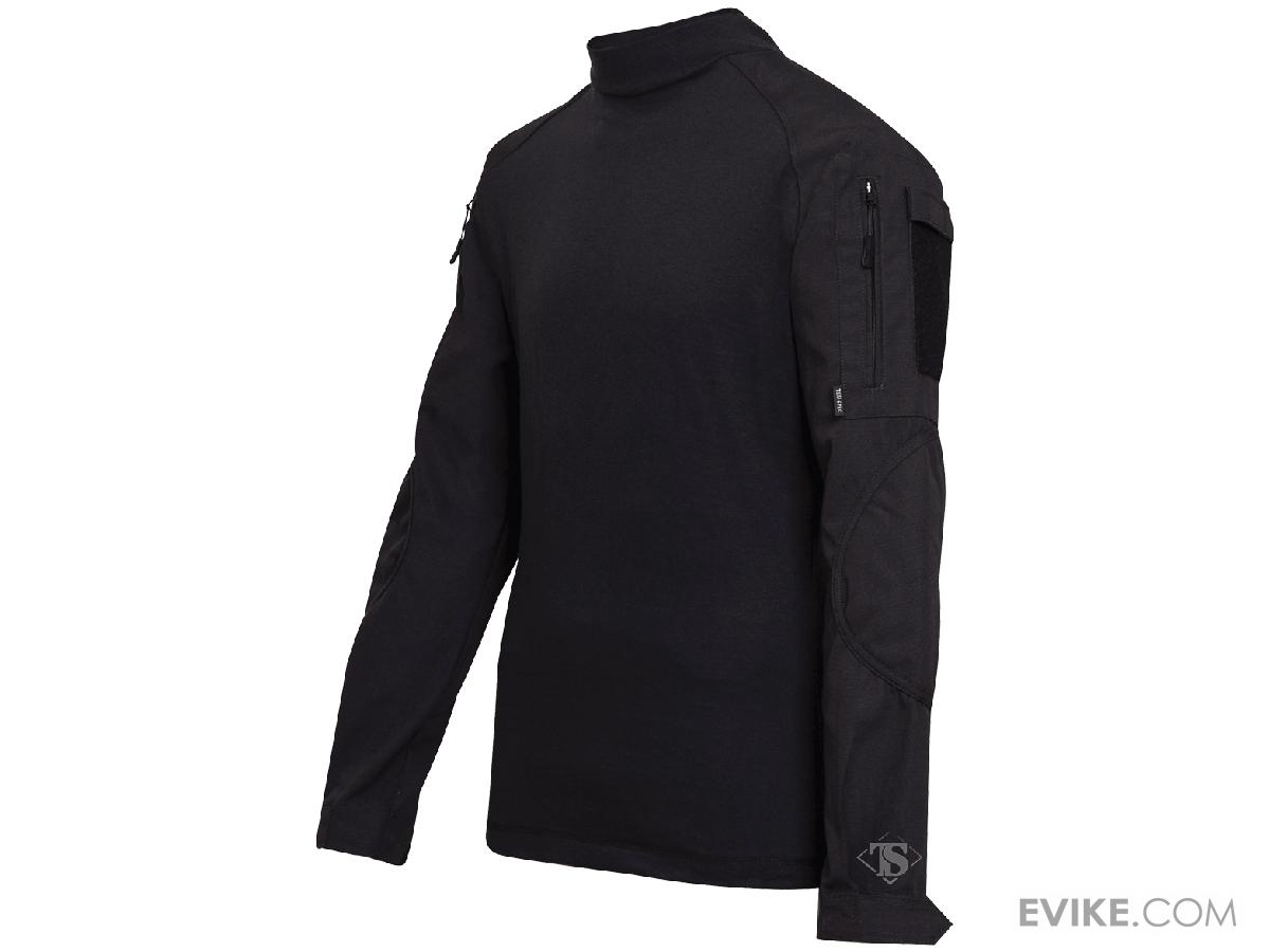 Tru-Spec Tactical Response Uniform Combat Shirt (Color: Black / Small ...