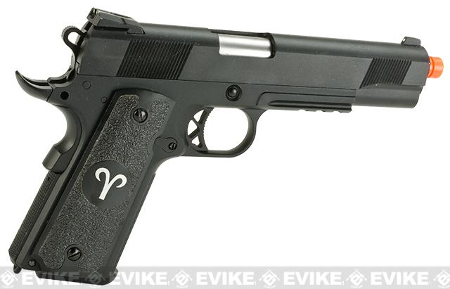 Evike.com "Nostradamus" Custom 1911 Gas Blowback Airsoft Pistol with ...