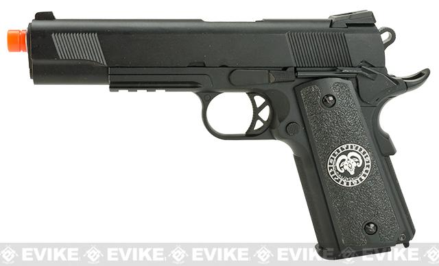 Evike.com "Nostradamus" Custom 1911 Gas Blowback Airsoft Pistol with ...