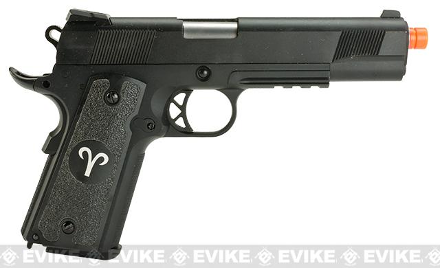 Evike.com "Nostradamus" Custom 1911 Gas Blowback Airsoft Pistol with ...
