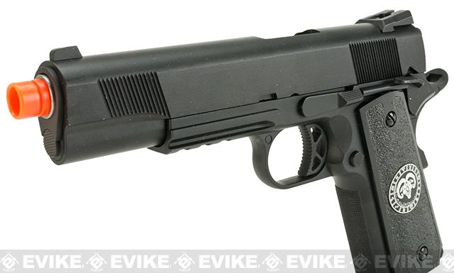 Evike.com "Nostradamus" Custom 1911 Gas Blowback Airsoft Pistol with ...