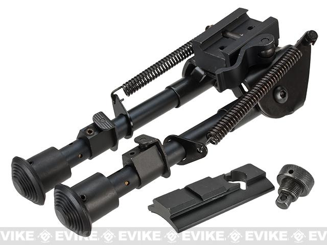 All-Platform Real Steel Retractable Harris Type Bipod (RIS + Stud ...