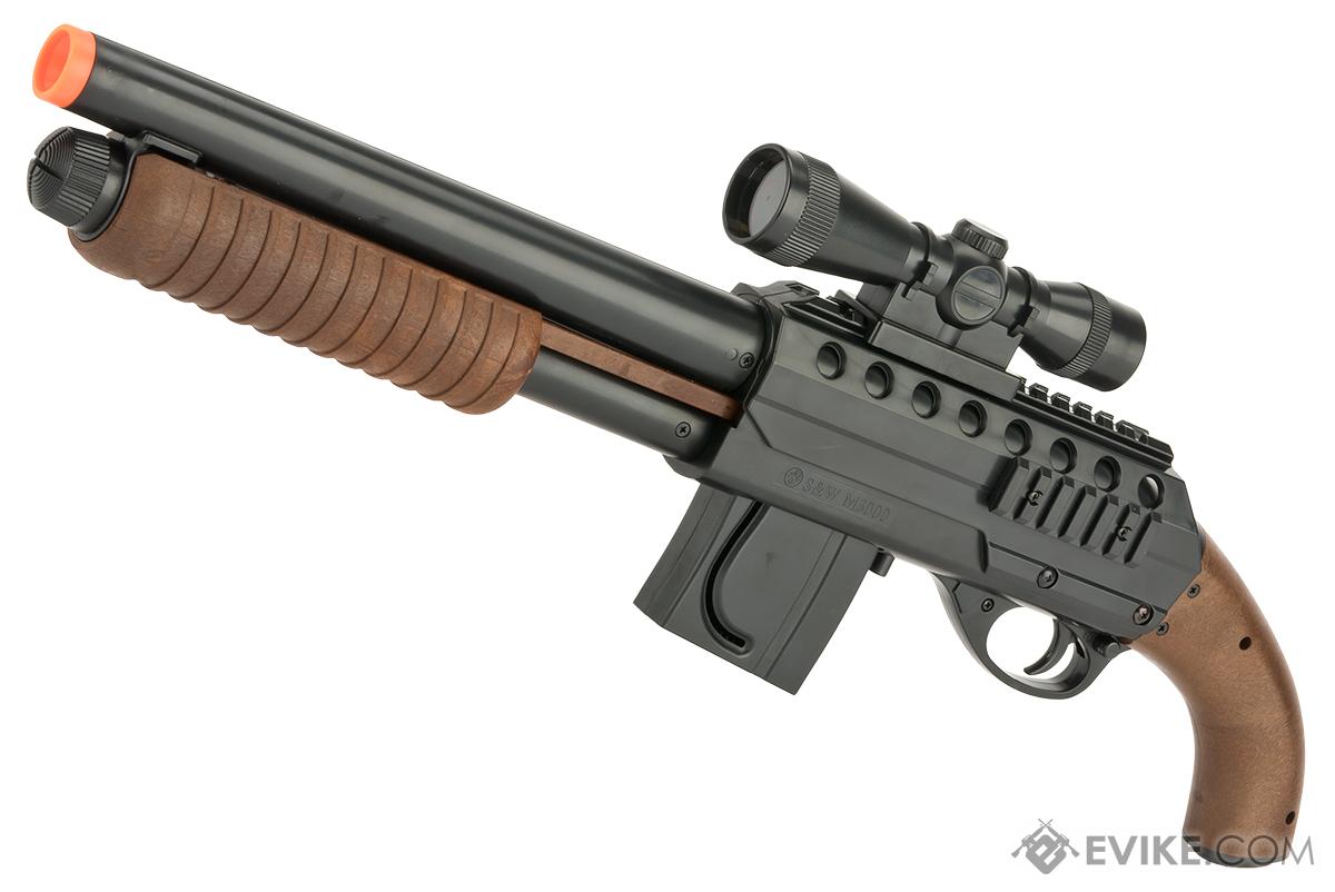 Smith & Wesson Licensed Pistol Grip Full Size Airsoft Shotgun with ...