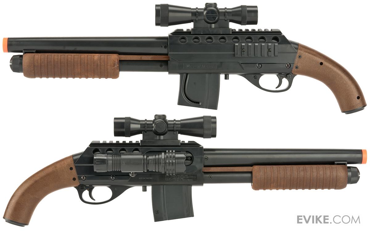 Smith & Wesson Licensed Pistol Grip Full Size Airsoft Shotgun with ...