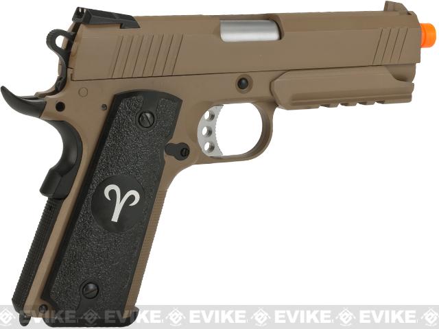 Evike.com "Nostradamus" Custom 1911 Gas Blowback Airsoft Pistol w ...