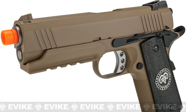 Evike.com "Nostradamus" Custom 1911 Gas Blowback Airsoft Pistol w ...